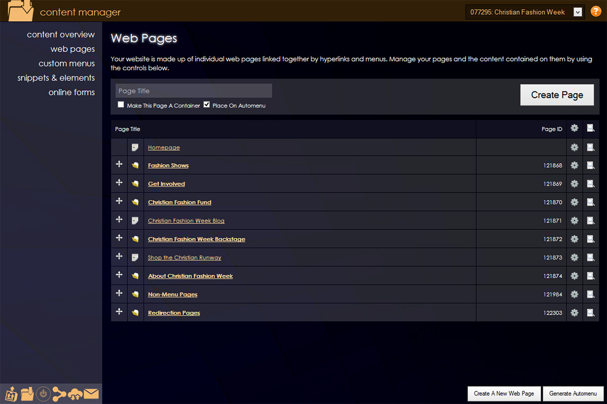 Content Manager - A Powerful, Easy-To-Use Content Management System
